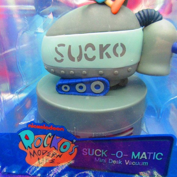 Nickelodeon | Other | Rockos Modern Life Suckomatic Mini Desk Vacuum ...
